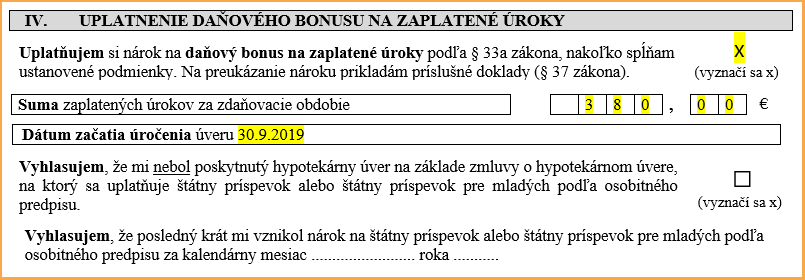 Návod na vyplnenie Žiadosti o ročné zúčtovanie dane zamestnanca - E-Consulting